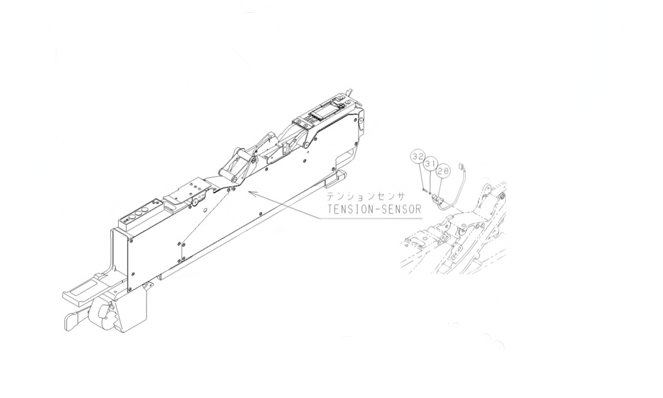 24/32MM FEEDER TENSION-SENSOR - smt machines supplier